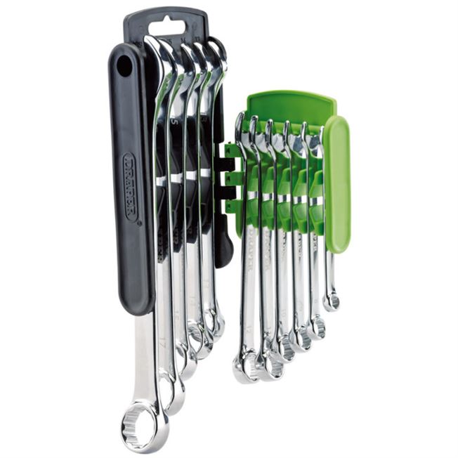 11pc.comb spanner set green - Draper Tools | Sculedemana.ro